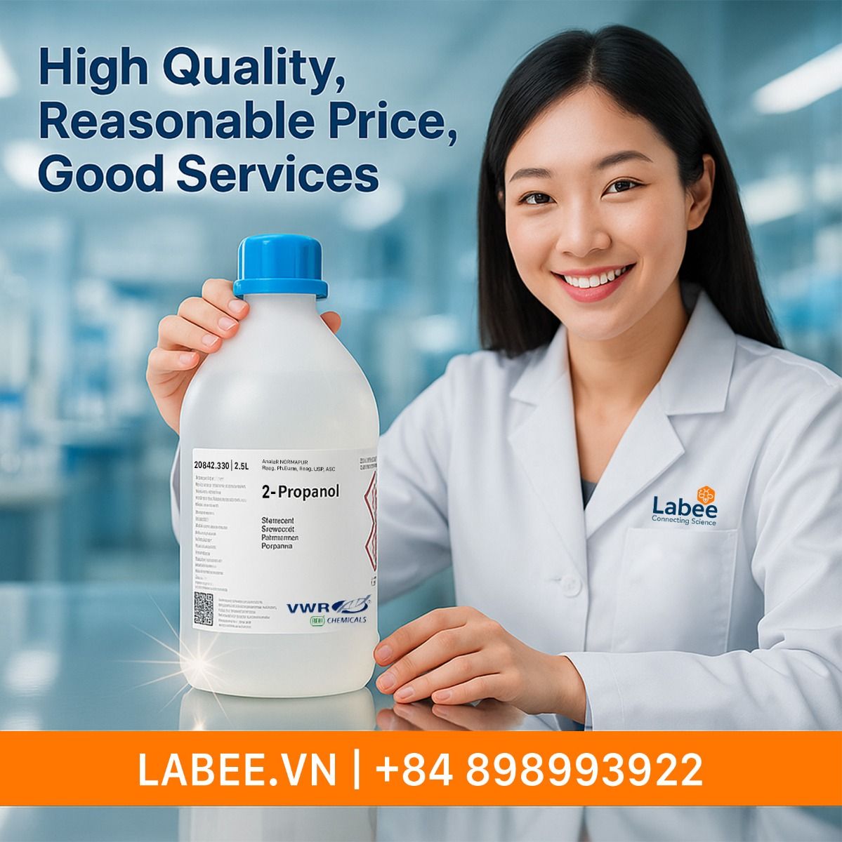 Hóa chất 2-Propanol AnalaR NORMAPUR ACS/R.PE - VWR