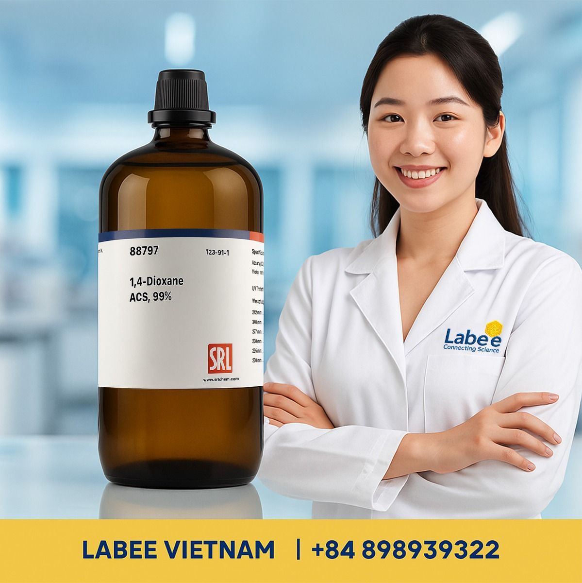 Hóa chất 1,4-Dioxane ACS, 99%