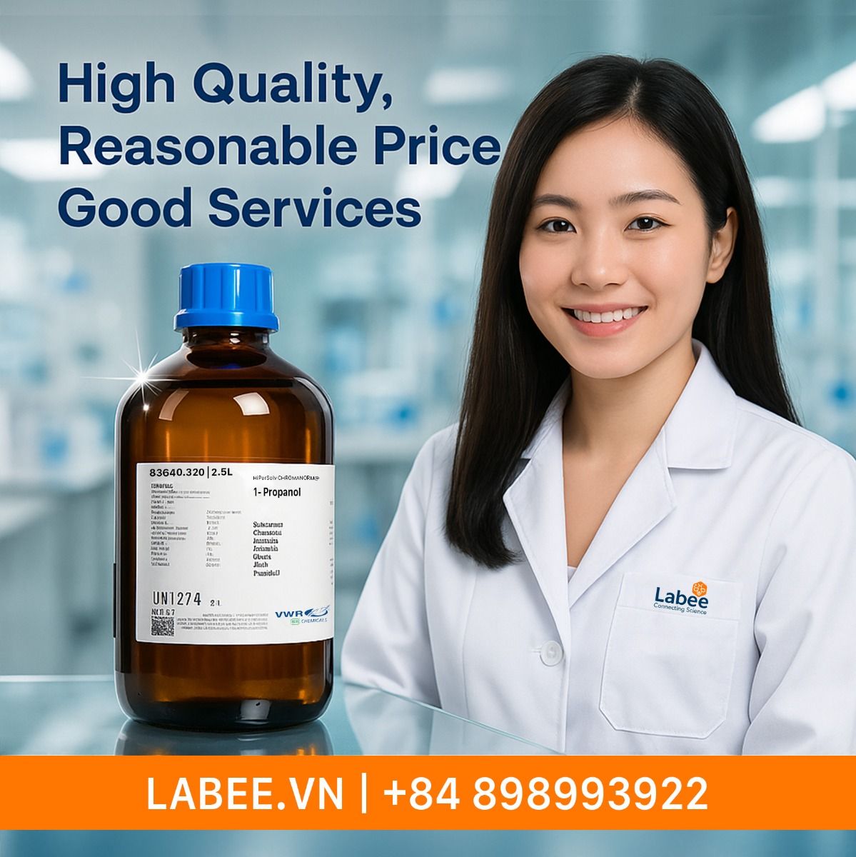 Hóa chất Propan-1-ol for HPLC - VWR